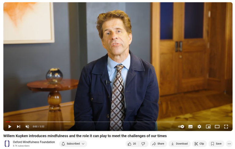 YouTube Channel | Oxford Mindfulness